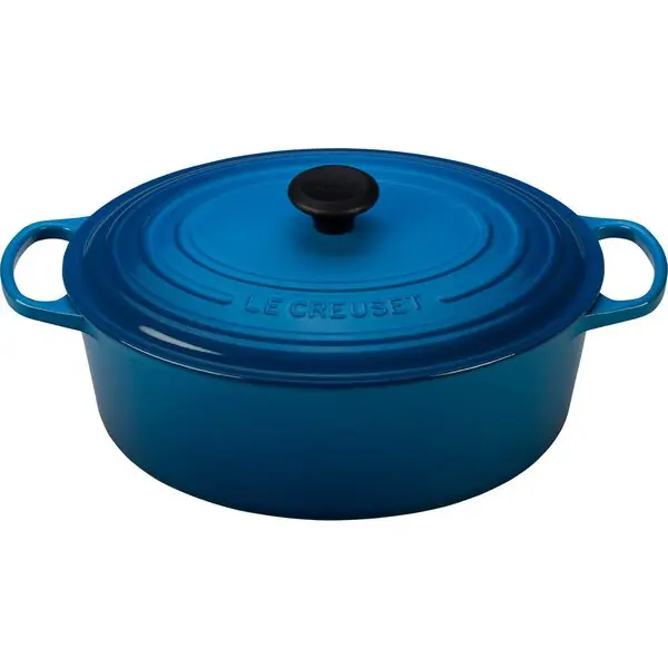 LE CREUSET Signature 8-quart Oval Enamel Cast Iron French/dutch Oven - Marseille