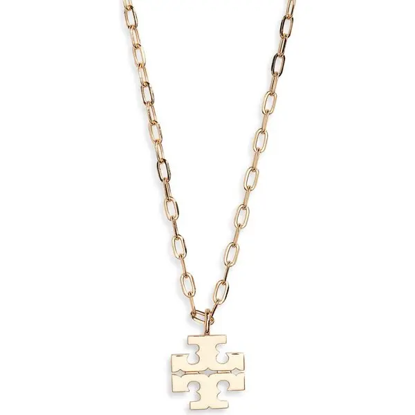 Tory Burch Icon Pendant Necklace - Tory Gold