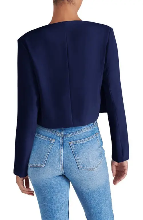 Steve Madden Serene Crop Blazer - Marine