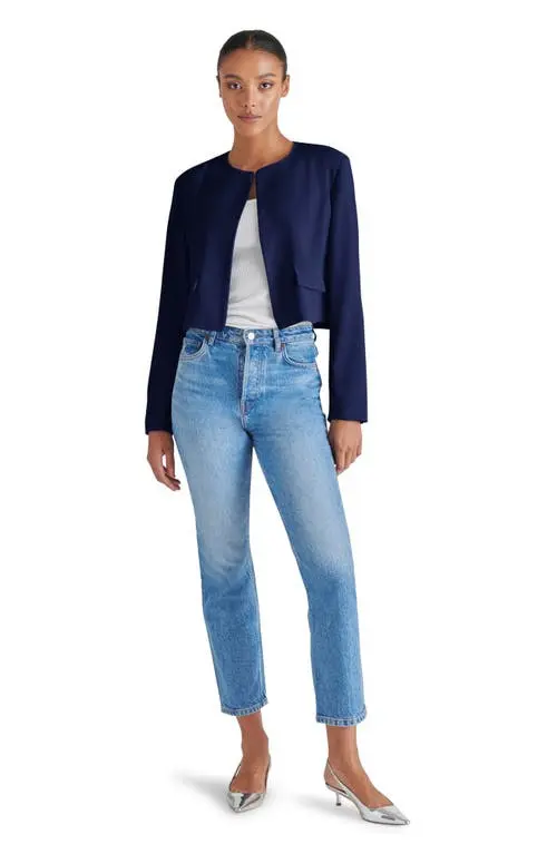 Steve Madden Serene Crop Blazer - Marine