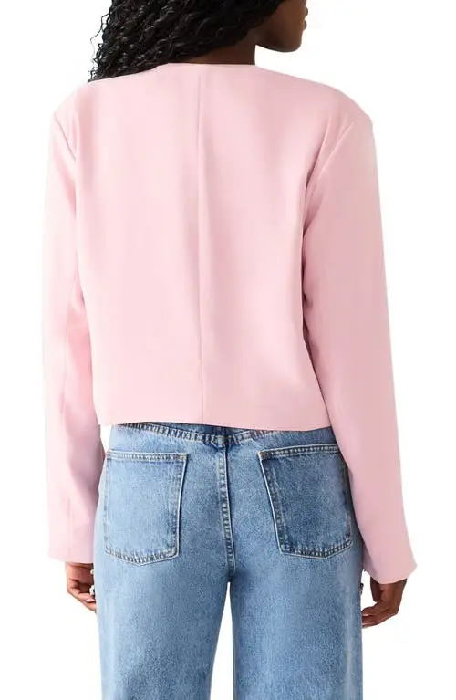 Steve Madden Serene Crop Blazer - Powder Pink