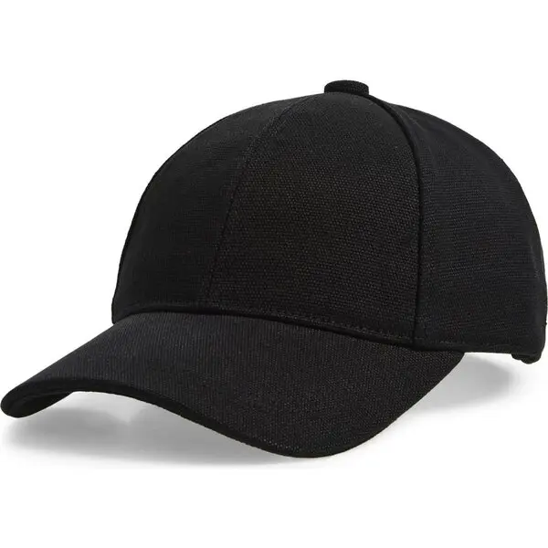 Nordstrom Canvas Baseball Cap - Black