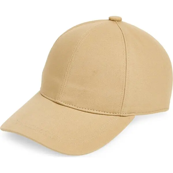 Nordstrom Canvas Baseball Cap - Tan