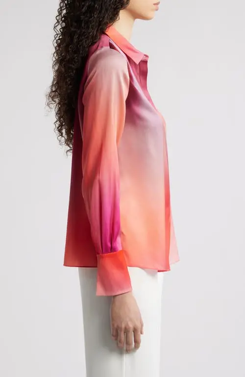 Kobi Halperin Printed Silk Blend Button-up Shirt