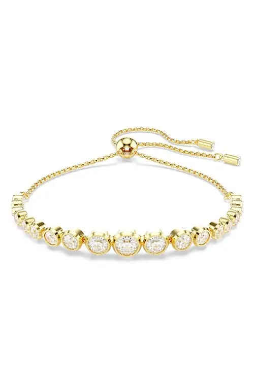 SWAROVSKI Imber Crystal Slider Bracelet - Crystal/ Gold