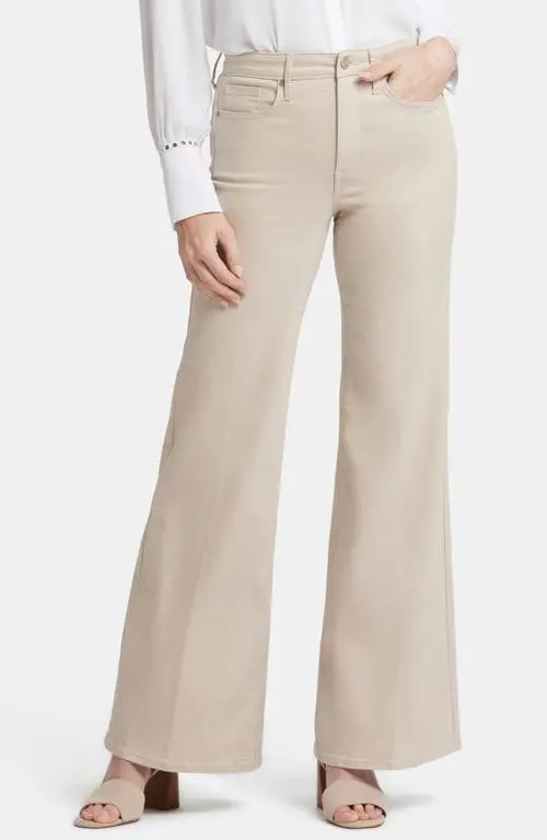 NYDJ Mia Palazzo High-waist Flare Jeans - Feather