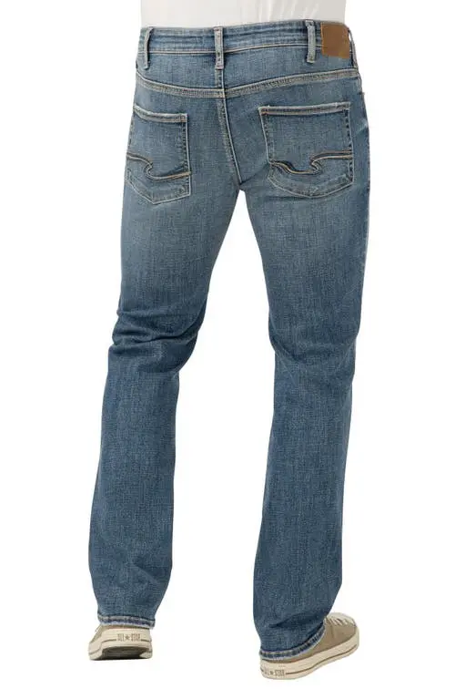 SILVER JEANS CO. Allan Slim Straight Leg Stretch Jeans