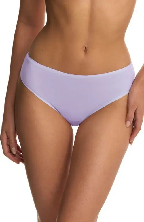 Natori Bliss Bare Stretch Cotton Thong - Purple Pearl