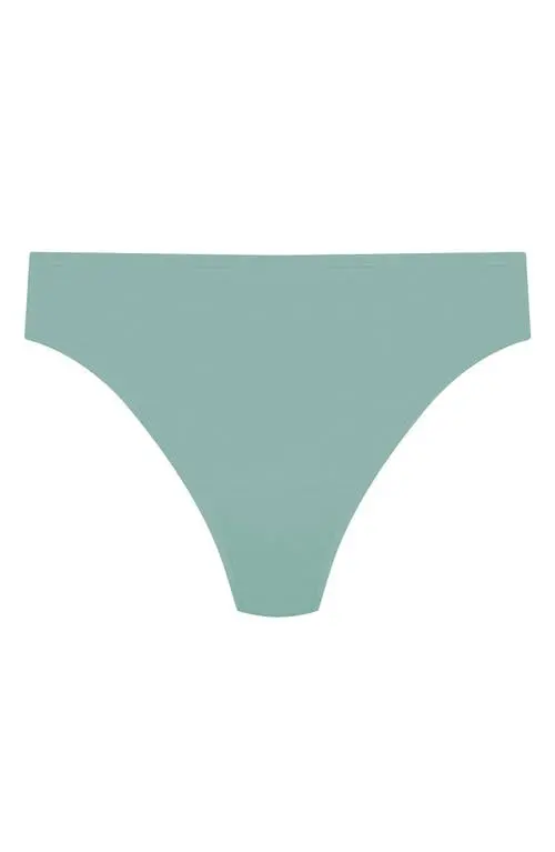 Natori Bliss Bare Stretch Cotton Thong - Succulent
