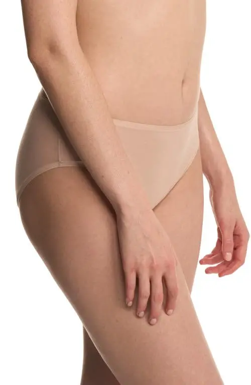 Natori Bliss Bare Cotton Hipster Briefs - Lt. Mocha