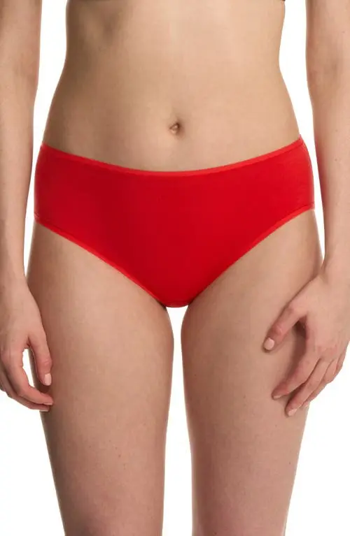 Natori Bliss Bare Cotton Hipster Briefs - Paprika