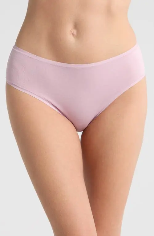 Natori Bliss Bare Cotton Hipster Briefs - Rose Mist