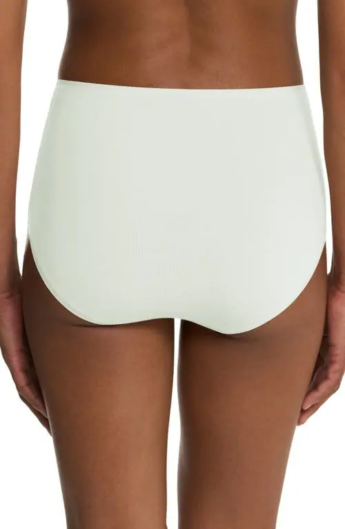 Natori Bliss Bare Cotton High Waist Briefs - Iced Mint