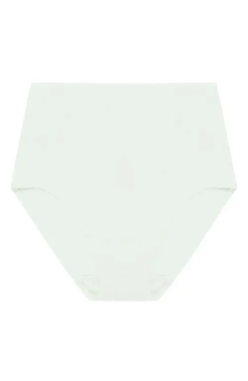 Natori Bliss Bare Cotton High Waist Briefs - Iced Mint