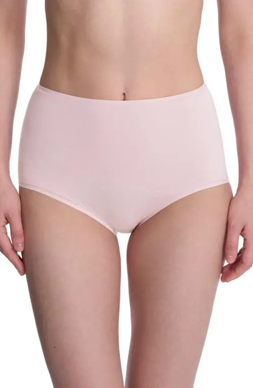 Natori Bliss Bare Cotton High Waist Briefs - Mist Orchd