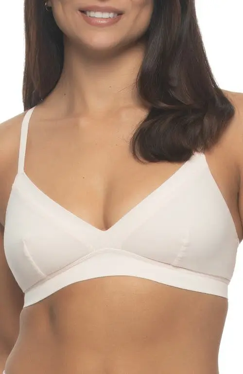 Felina Assorted 2-pack Stretch Cotton Bralettes - Ballet