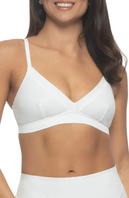 Felina Assorted 2-pack Stretch Cotton Bralettes - Tuxedo