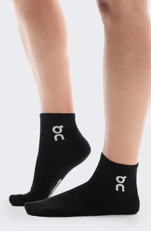 On Logo 3-pack Socks - Black