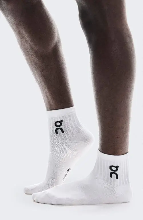 On Logo 3-pack Socks - White