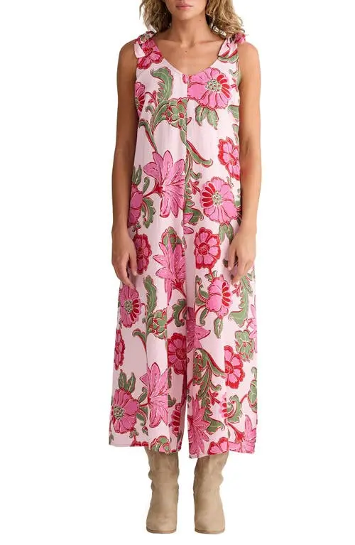 TALISMAN THE LABEL Floral Jumpsuit - Pink Ibiza