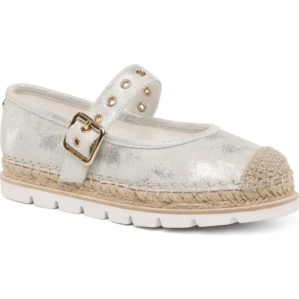 J/SLIDES NYC Beatrice Espadrille - Fog