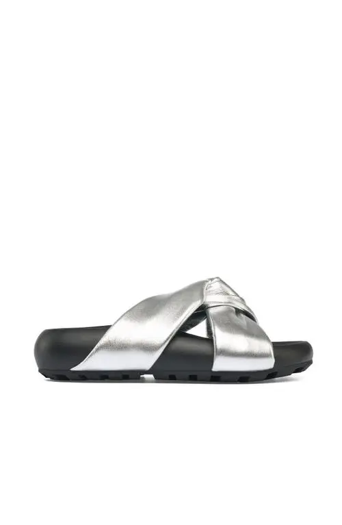 J/SLIDES NYC Calista Sandal - Silver
