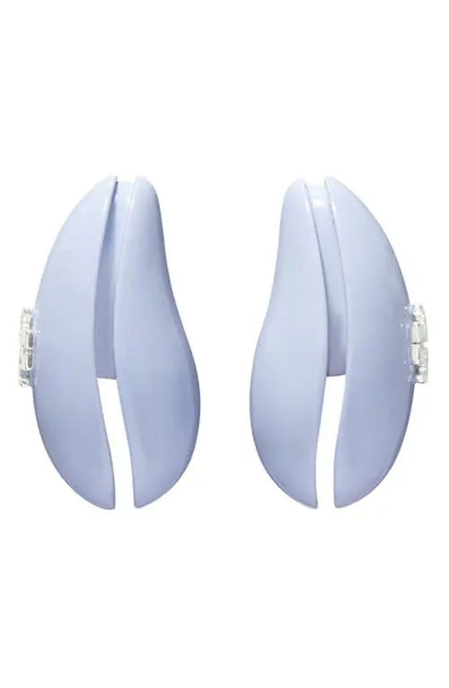 Tory Burch Wave Drop Earrings - Light Blue