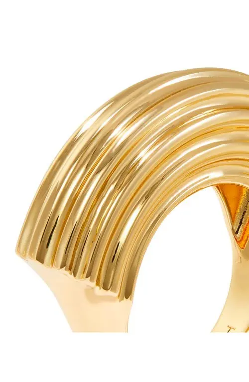 Tory Burch Ribbed Donut Ring