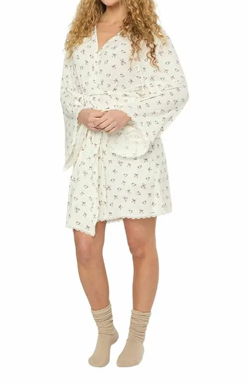 WeWoreWhat Lace Trim Robe