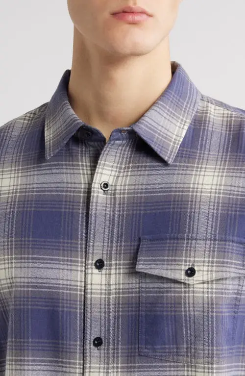 Ag Wesley Button-up Shirt - Shadow Plaid Navy Multi