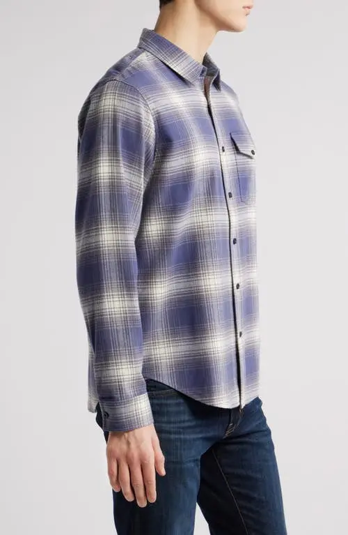 Ag Wesley Button-up Shirt - Shadow Plaid Navy Multi