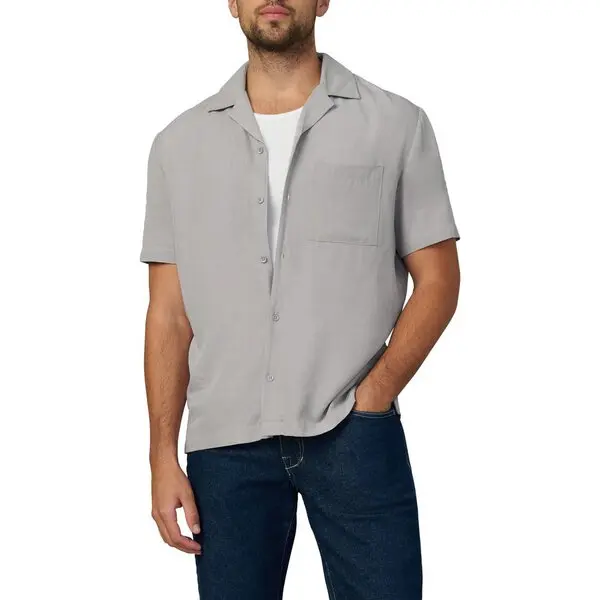 Joe's Jeans Viscose Camp Shirt - Stone