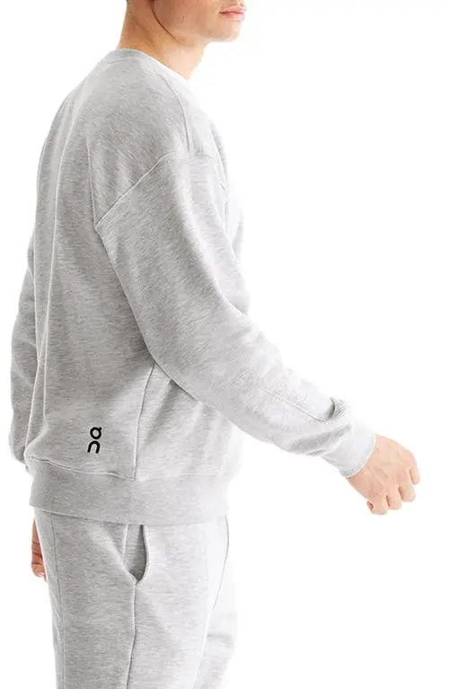 On Club Crewneck Cotton-blend Sweatshirt - Crater