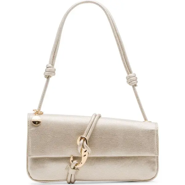 Dolce Vita Alice Lizard Embossed Shoulder Bag