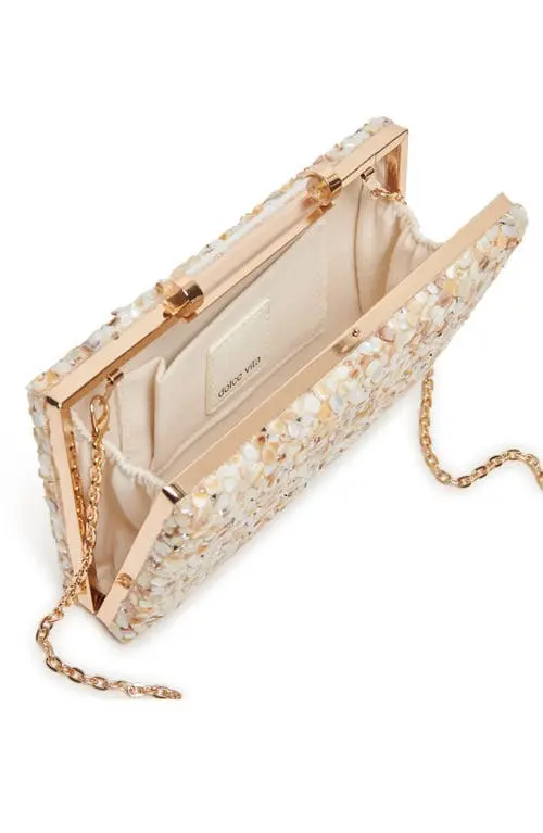 Dolce Vita Rockee Pebble Encrusted Convertible Clutch