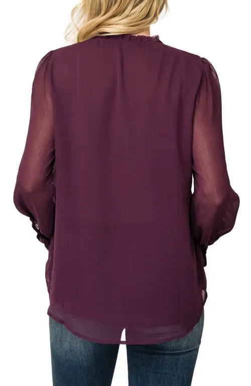 GIBSONLOOK Embroidered Button-up Top