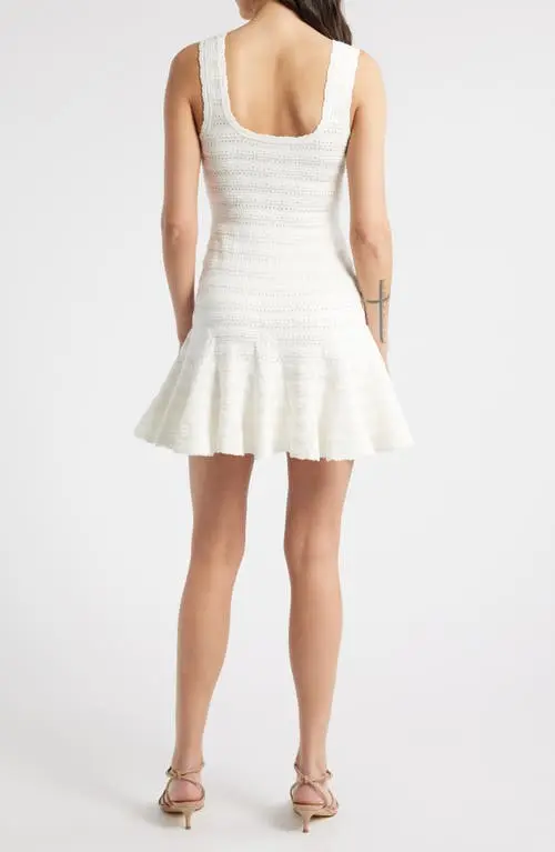LoveShackFancy Maryanne Pointelle Minidress