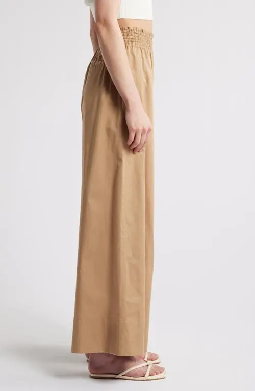 Solid & Striped Twyla Wide Leg Pants - Camel