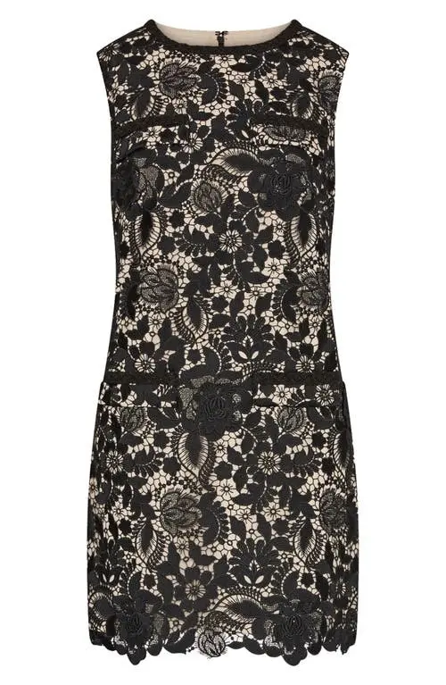 MILLY Garden Lace Mini Dress