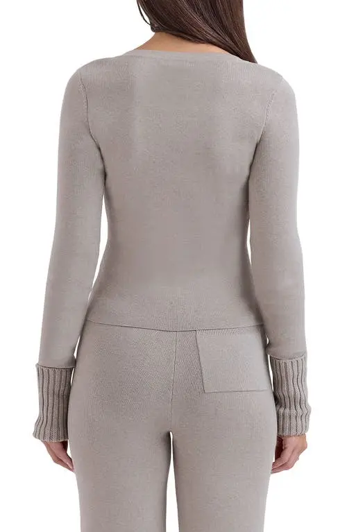 House Of Cb Chunky Cuff Cardigan