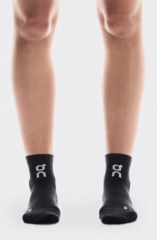 On Core Mid 2-pack Run Socks - Black