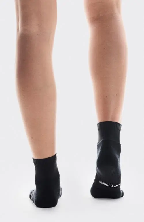 On Core Mid 2-pack Run Socks - Black