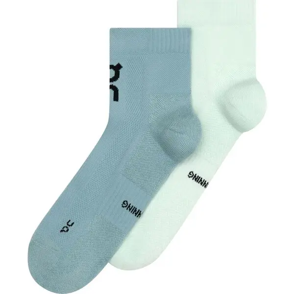On Core Mid 2-pack Run Socks - Flurry/wash