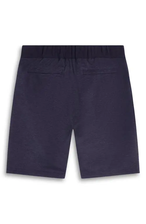 Bugatchi Soft Touch Knit Pintuck Shorts - Black