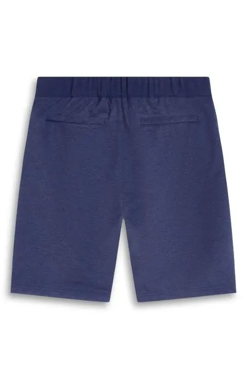 Bugatchi Soft Touch Knit Pintuck Shorts - Navy
