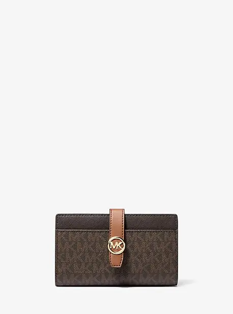 Michael Kors Greenwich Medium Signature Logo Wallet