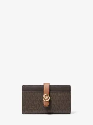 Michael Kors Greenwich Medium Signature Logo Wallet