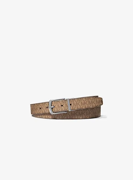 Michael Kors Reversible Belt - Natural
