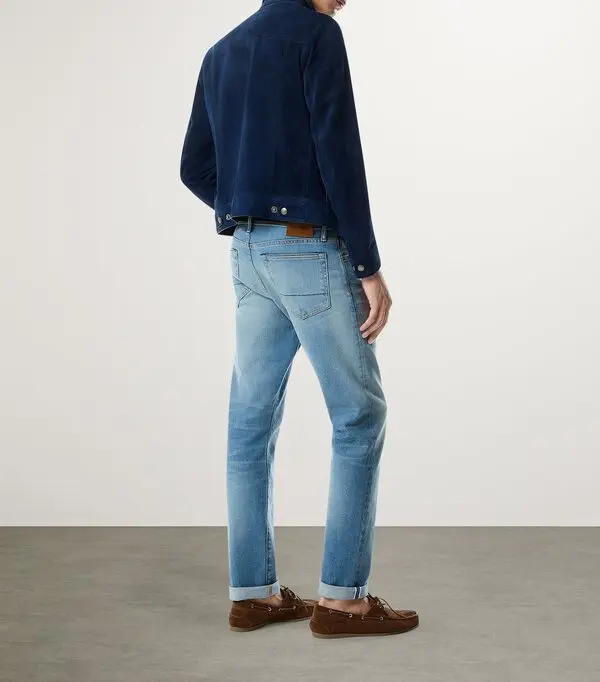 TOM FORD Nubuck Leather Boat Shoes