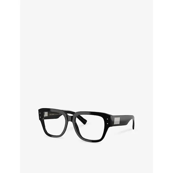 Dolce & Gabbana Dg3405 Square-frame Optical Glasses - Black